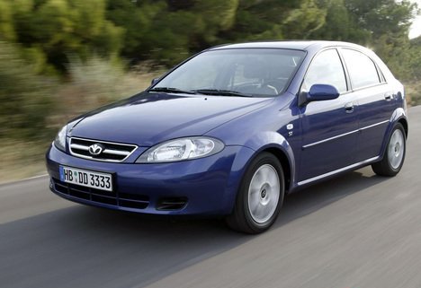 Daewoo Lacetti technical specifications and fuel economy